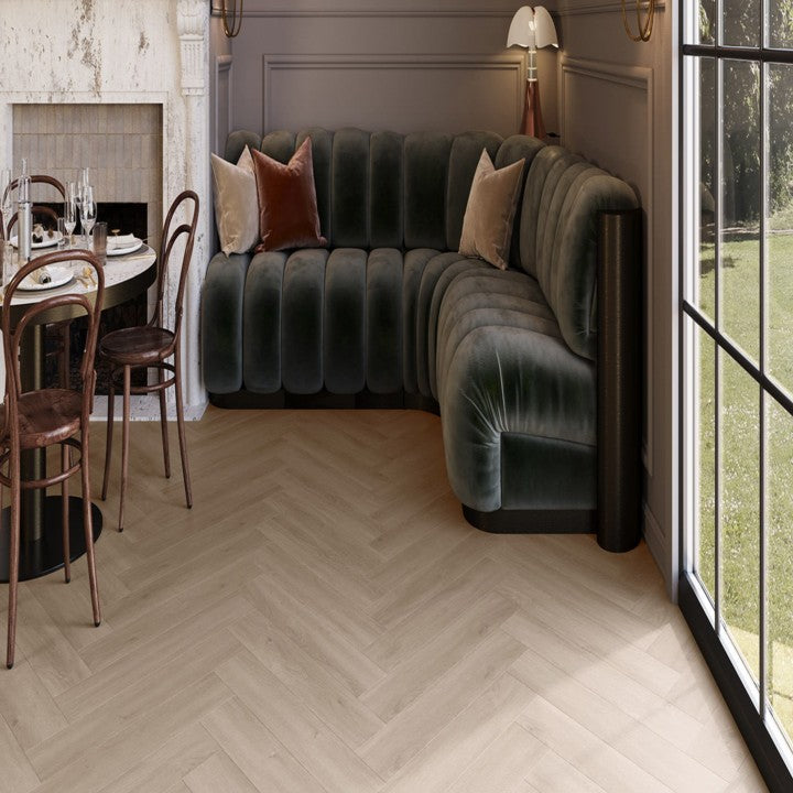 Divine Oak Herringbone Pure Invictus Maximus Dryback – loveflooring